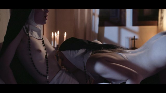 Sinful Nuns Kenna James And Charlotte Stokely Make Out And Take Turns 3670