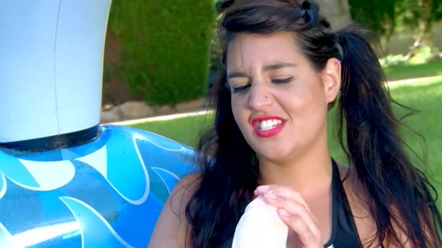 Latin Carmina Ordena Anally Fucked After Dildo Sex In The Pool From Hot Holidays For Couple